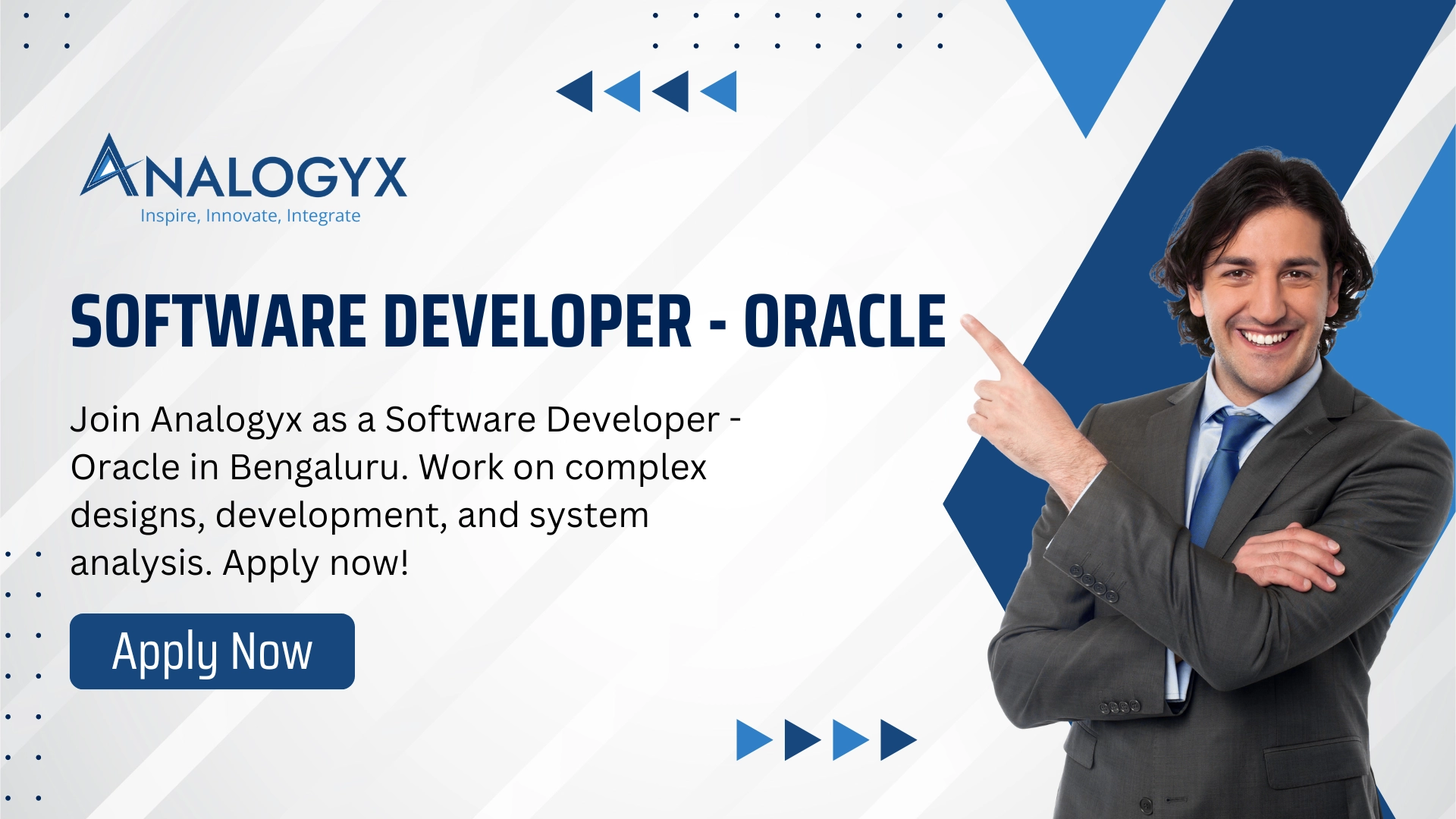 Software Developer - Oracle Job at Analogyx | Bengaluru